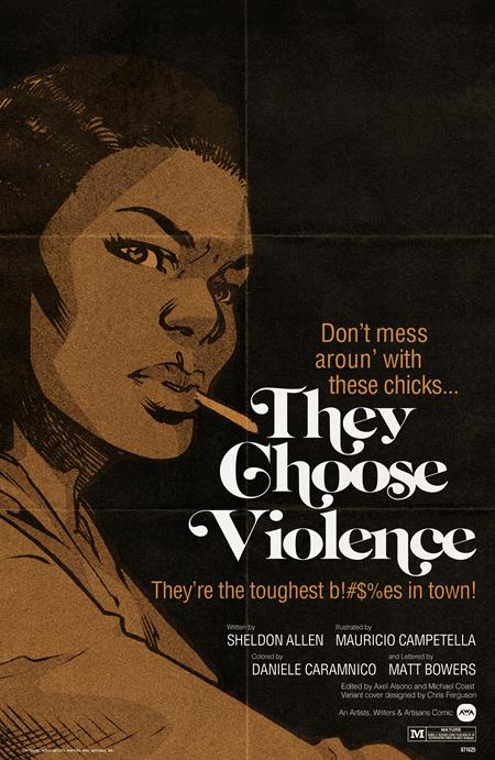 They Choose Violence #2 (Of 5) Cvr B Razzah Blaxploitation Film Homage ...